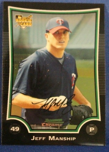 2009 Bowman Chrome Draft Baseball #BDP2 Jeff Manship RC | eBay