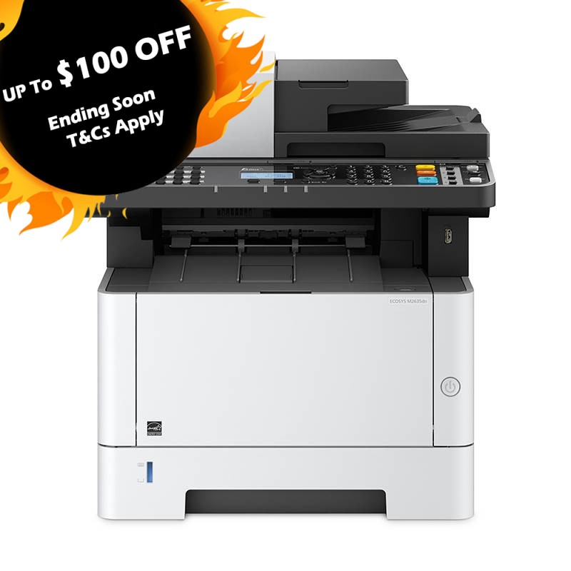Kyocera ECOSYS M2635DN A4 4in1 B&W Laser MFP Printer+FAX+2-Year Wty ...