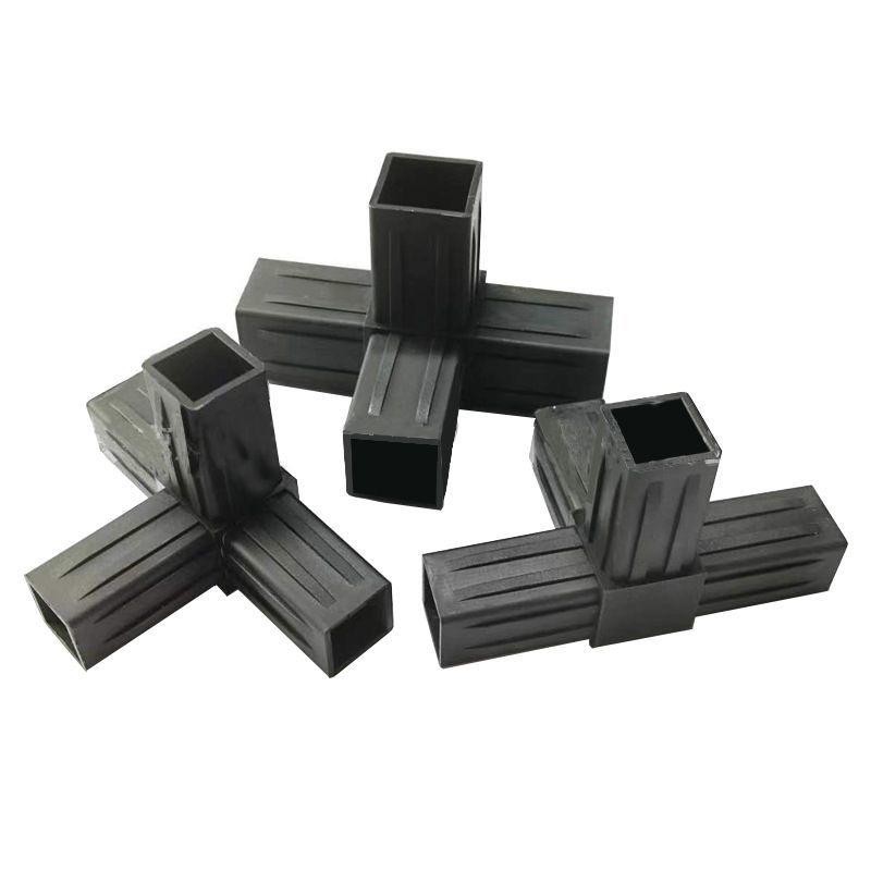 Square Tube Plastic Profiles Fitting Corner Connector Racking Fastener ...