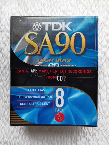 TDK SA90 Cassette Tape Brand New Sealed Pack Of 8 Record Blank | eBay