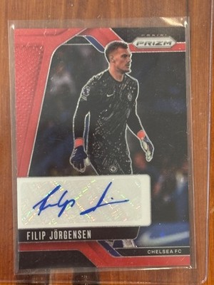 2024-25 Prizm Premier League EPL Filip Jorgensen Red Prizm Auto | eBay