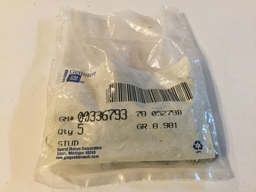One Genuine GM Stud Bolt 336793 | eBay