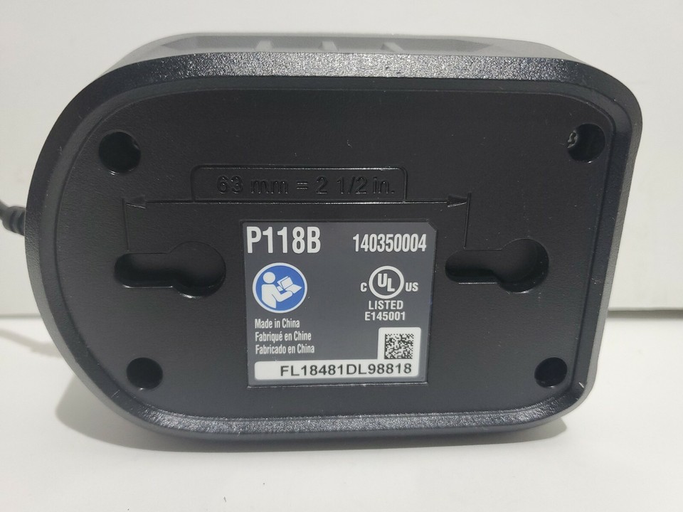 Ryobi P118B ONE+ 18V Li-Ion Dual Chemistry Battery Charger J065 | eBay
