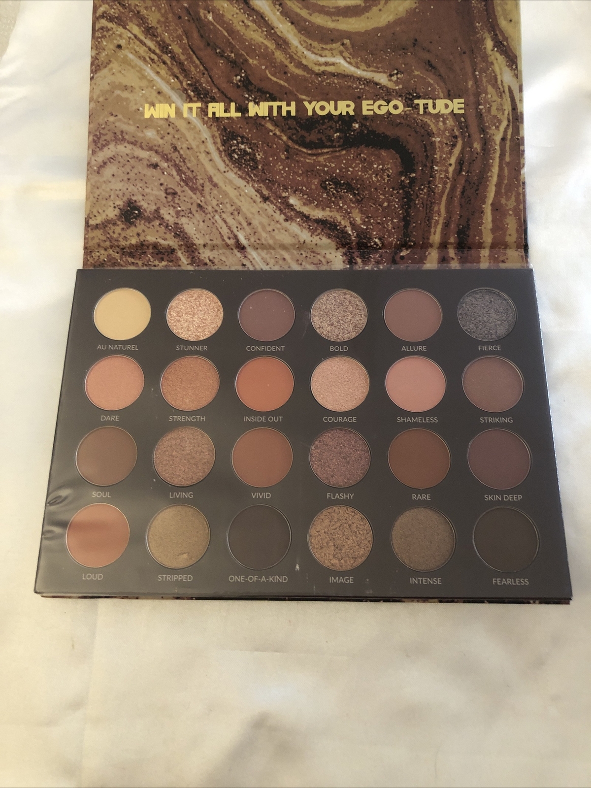 bh Cosmetics Nude Ego Power Play 24 Color EyeShadow Palette 24g NIB | eBay