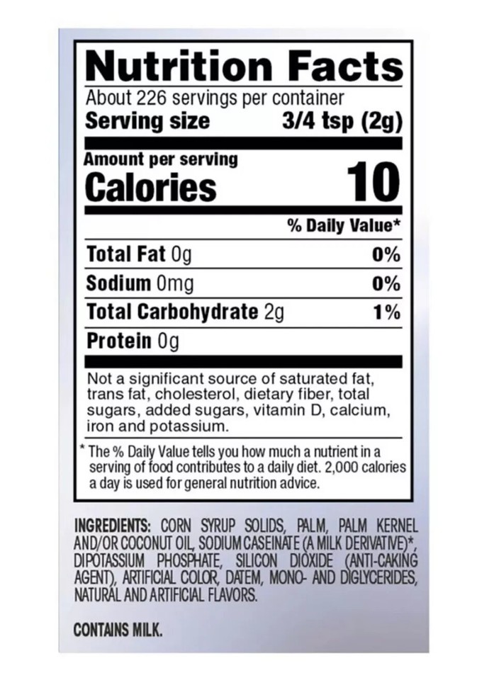 N'joy Coffee Creamer 16 oz. 8 pk. Non-Dairy & Kosher Tasty Smooth ...