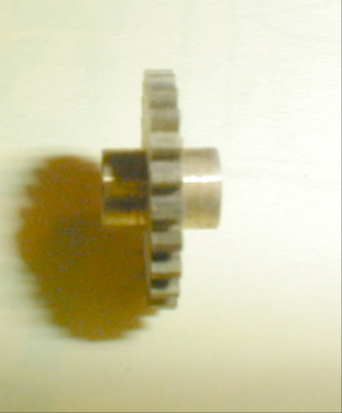 18 Tooth Double Shank Brass Pinion Gear 48 P .093" Shaft 36D Slot Car ...