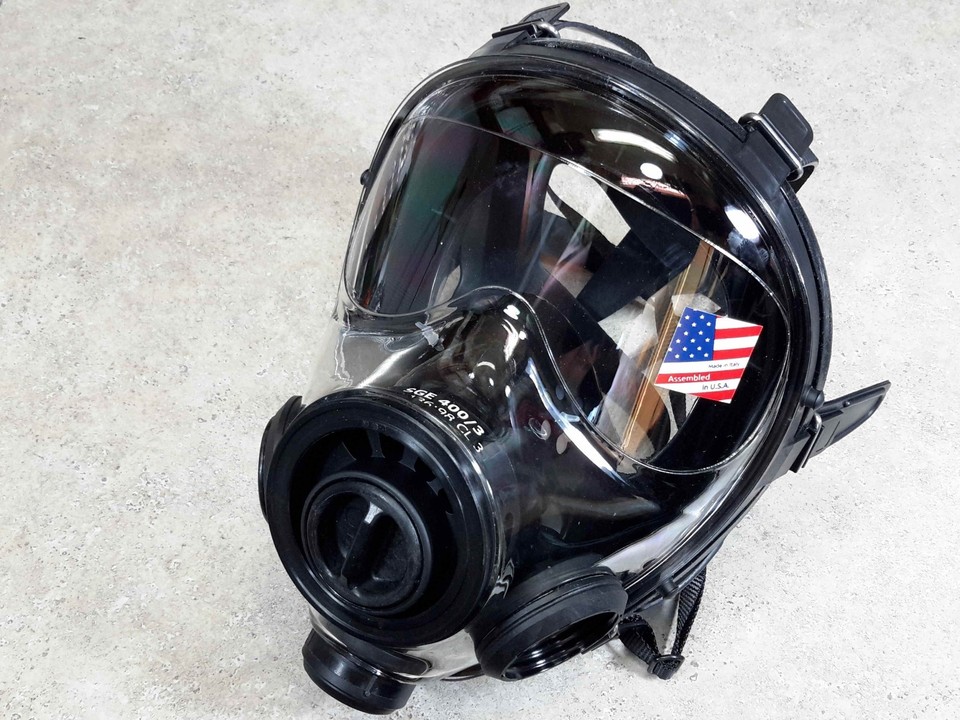 SGE 400/3 40mm NATO NBC Gas Mask w/ Mestel Filter ** ALL NIB ** MADE IN ...