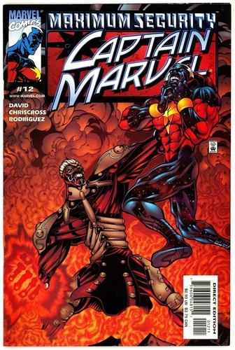 Captain Marvel (2000) #12 NM- 9.2 Maximum Security Tie-In | eBay