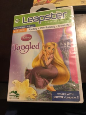 LEAPFROG LEAPSTER LEARNING GAME-DISNEY-TANGLED - 4-7 YEARS - BRAND NEW ...