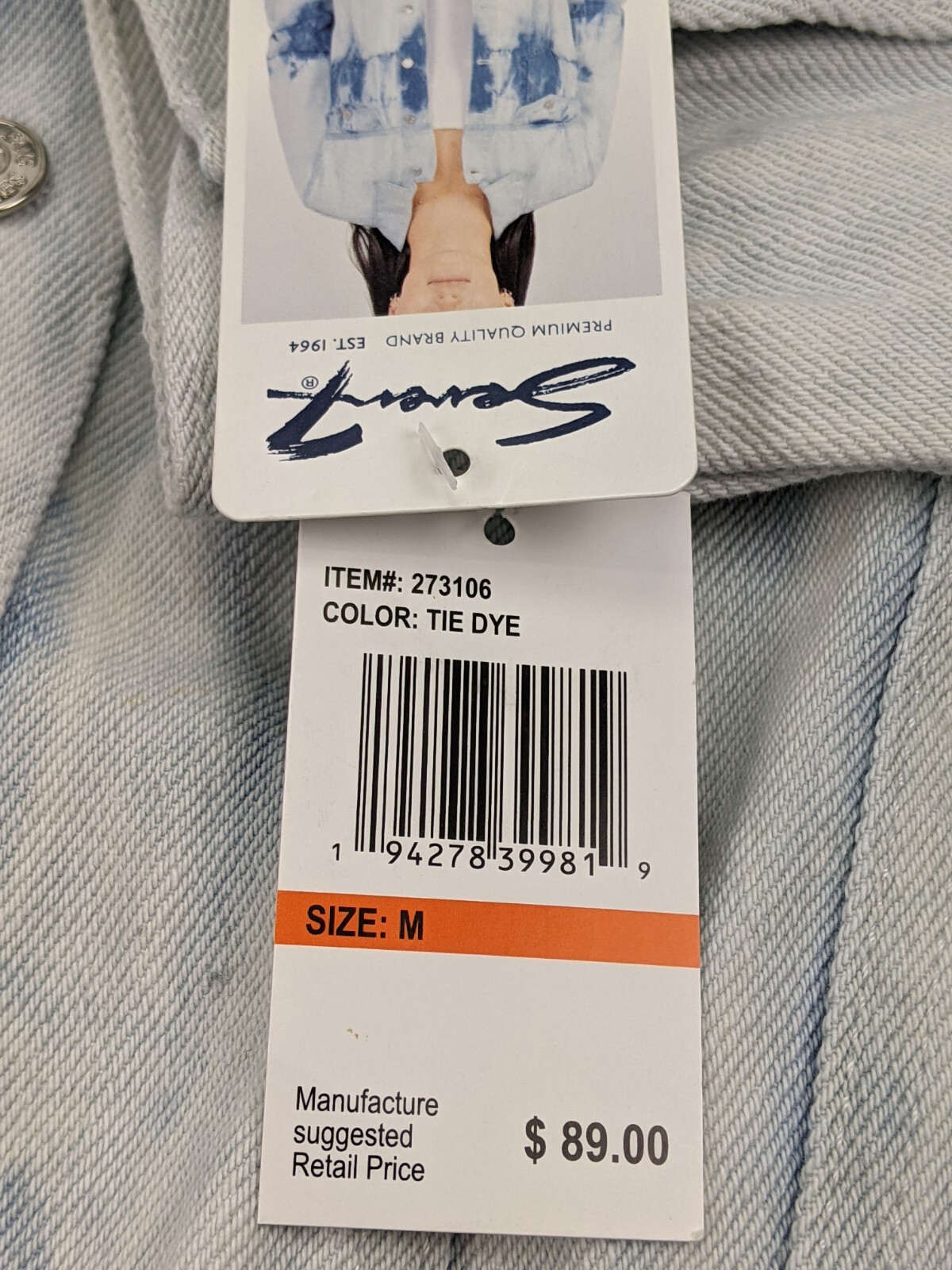 Seven7 Seven 7 Tie Dye Denim Jean Jacket, Women's Medium, NWT $89 | eBay