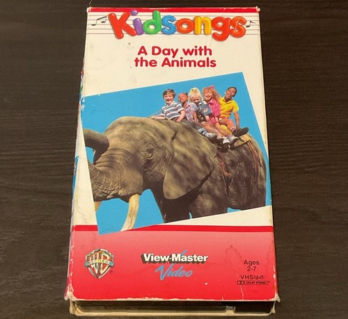 Kidsongs A Day With The Animals VHS Tape 1986 View-Master Video Kid ...