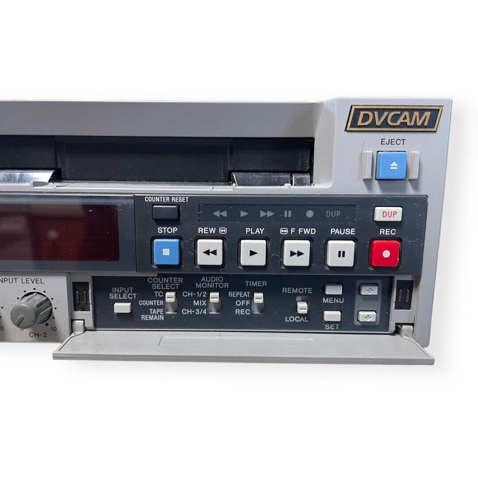 Sony DSR-20 DVCAM MiniDV Mini DV Tapes Player Recorder PRO Digital VCR ...