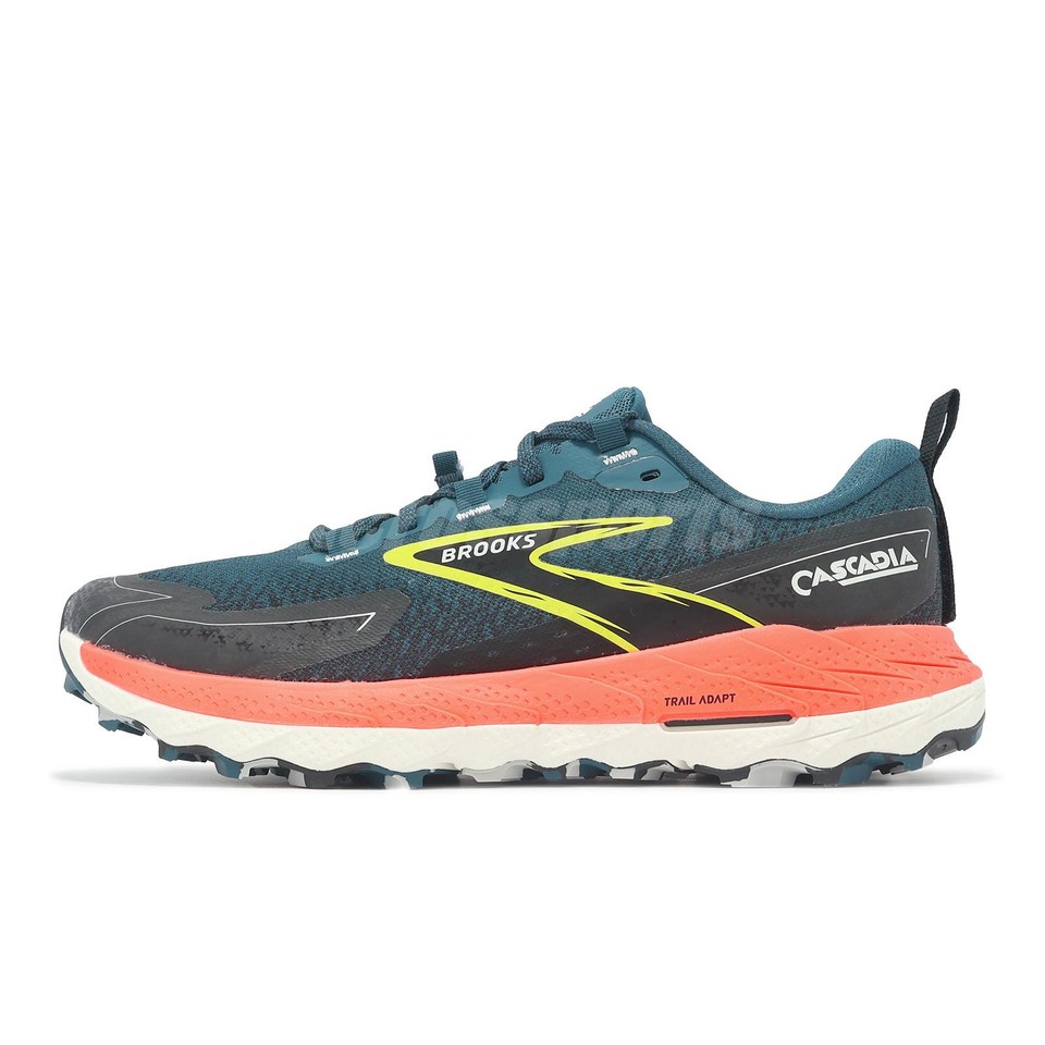 Brooks Cascadia 18 Legion Blue Black Flame Men Trail Running Shoes ...