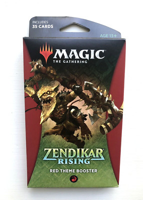 MAGIC The Gathering ZENDIKAR RISING 35 Card Red Theme Booster - New | eBay
