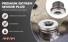 Oxygen Sensor Plug Steel M18 x 1.5 Metric Threading with Copper Washer ...