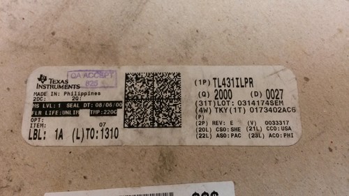 (50 PCS) TL431ILPR IC VREF SHUNT ADJ TO92-3 | eBay