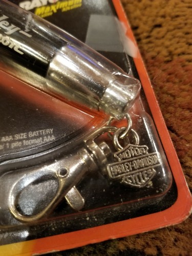 VTG 90S RAYOVAC HARLEY-DAVIDSON FLASHLIGHT H-D KEYCHAIN NOS ORIGINAL ...