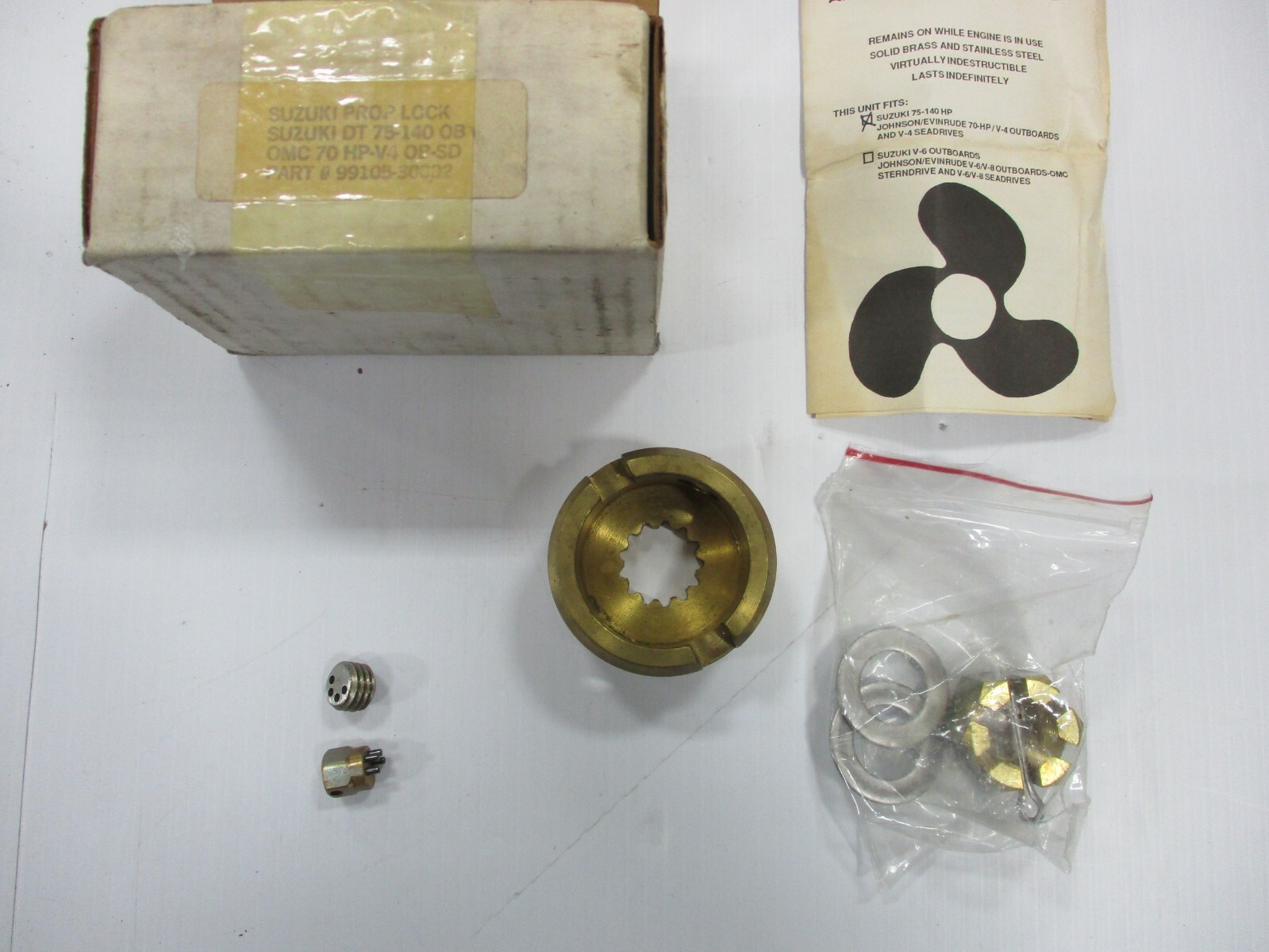 Outboard motor propeller lock | eBay