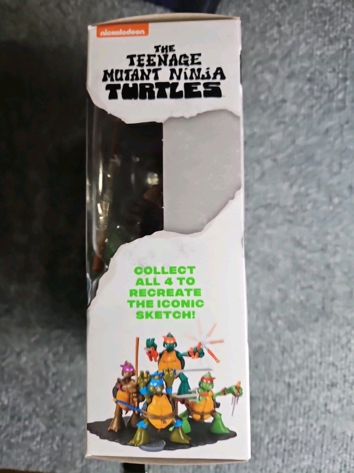 DONATELLO Teenage Mutant Ninja Turtles 40th Original Sketch 4" Figure ...