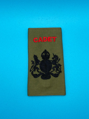 Army Cadet Force ACF - CADET Rank Slide (Single) - WO1 Regimental ...