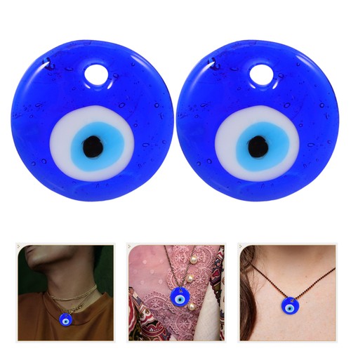 12 Pcs Devil's Eye Pendant Miss Man Charms Waist Beads Jewelry Making ...