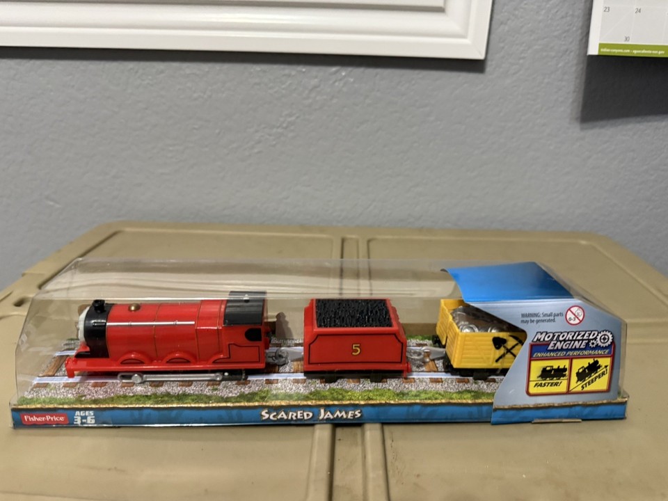 Thomas & Friends TrackMaster Motorized Scared James Tales of the Brave ...