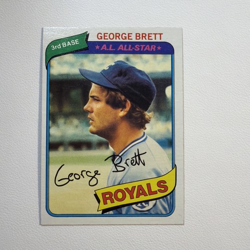 George Brett 1980 Topps Kansas City Royals Baseball Card #450 | eBay