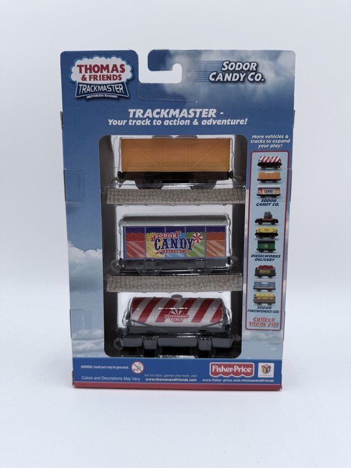 Thomas And Friends Trackmaster Sodor Candy Co Three Cars And Tracks ...