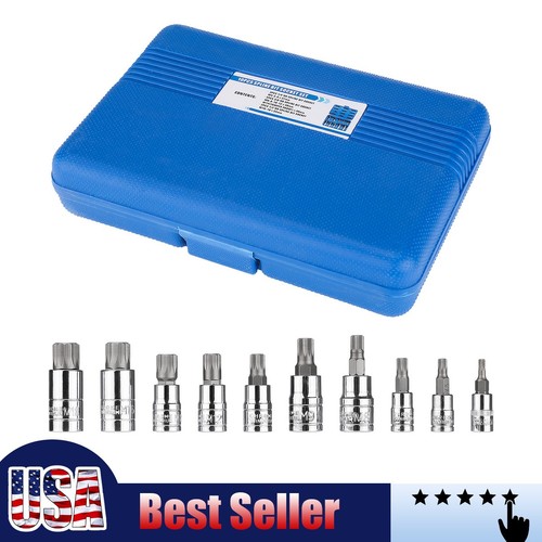 Triple Square 10* XZN Triple Square 12 Point Spline Bit Socket Set | eBay