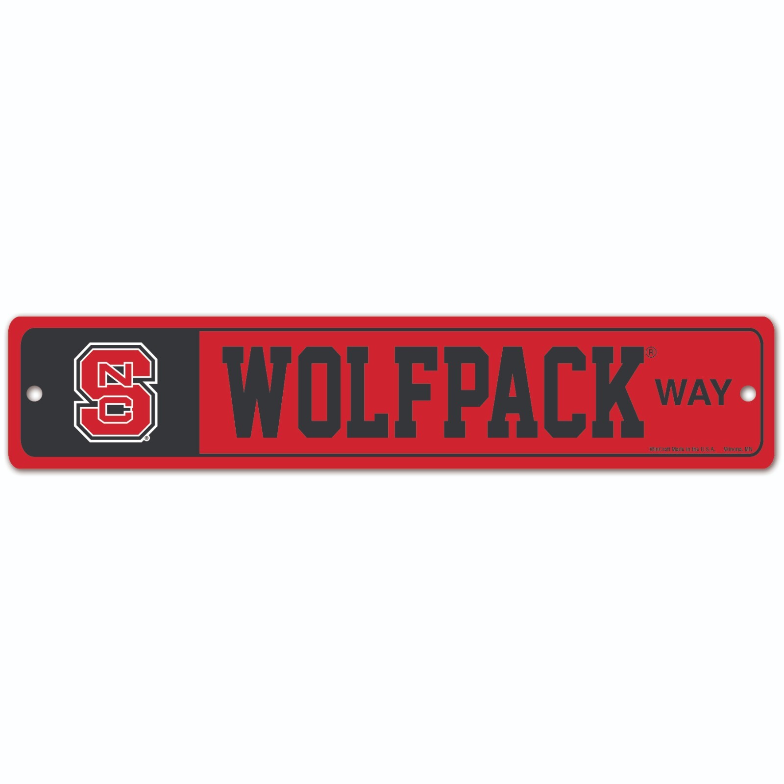 Wincraft NCAA NC State Wolfpack Way Street Sign 3.75x19 | eBay