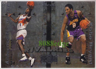 1999-00 SKYBOX METAL RIVALRIES: ANFERNEE HARDAWAY/KOBE BRYANT #R6 ALL ...