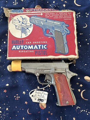 Hubley Cap Shoot Automatic Pistol Incredible Condition With Box | eBay