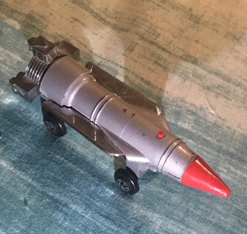 1970's Yot Zee Vintage Diecast USA Thunderbird Thunder Bird Rocket Car ...