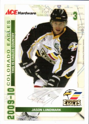 Jason Lundmark 2009-10 Colorado Eagles | eBay