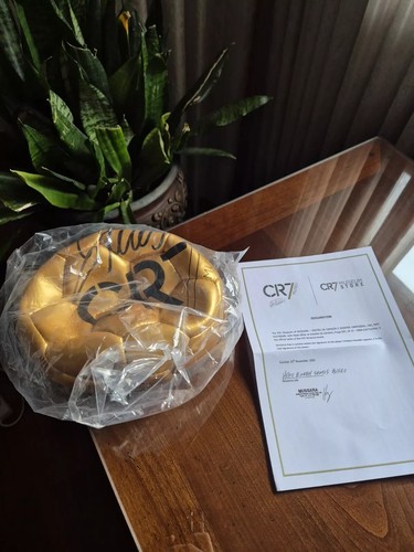 Cristiano Ronaldo Ball HAND SIGNED AUTOGRAPHED - CR7 Museum | eBay