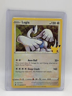 Lugia Basic Holo #22/25 Pokemon 2021 Card | eBay