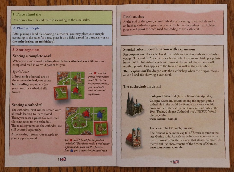 Carcassonne Promo Board Game New Art Edition Mini Expansions Upgrades ...