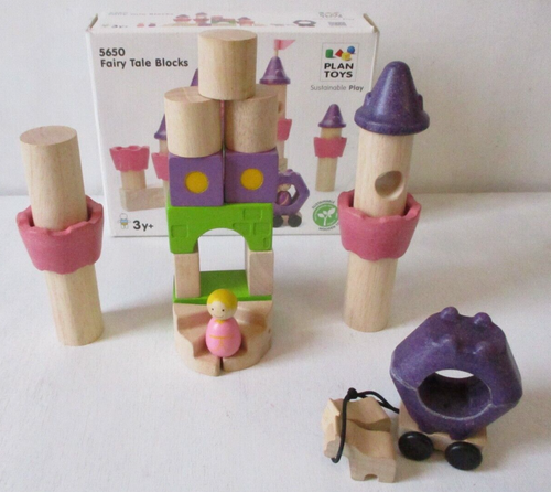 Plan Toys Fairy Tale Blocks Waldorf Montessori Preschool Daycare Toy ...