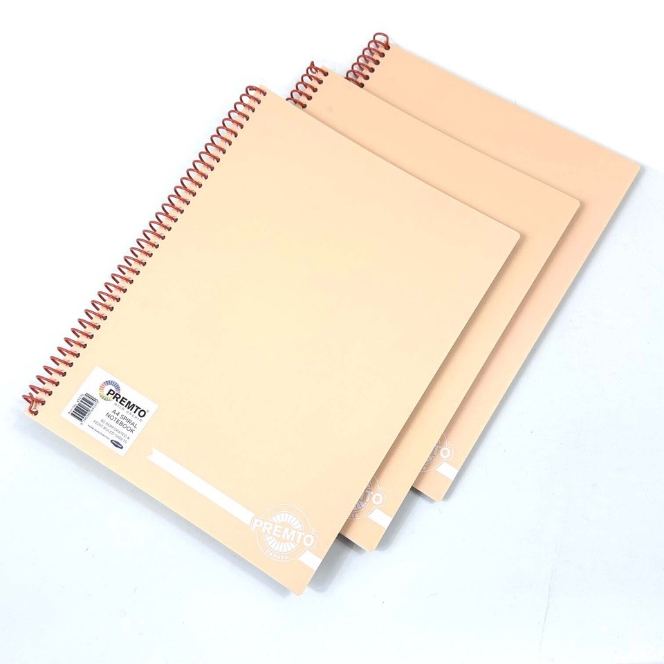 A4 Notebooks Ruled Lined Reporters Notepad Spiral Wiro School Jotta x 3 ...