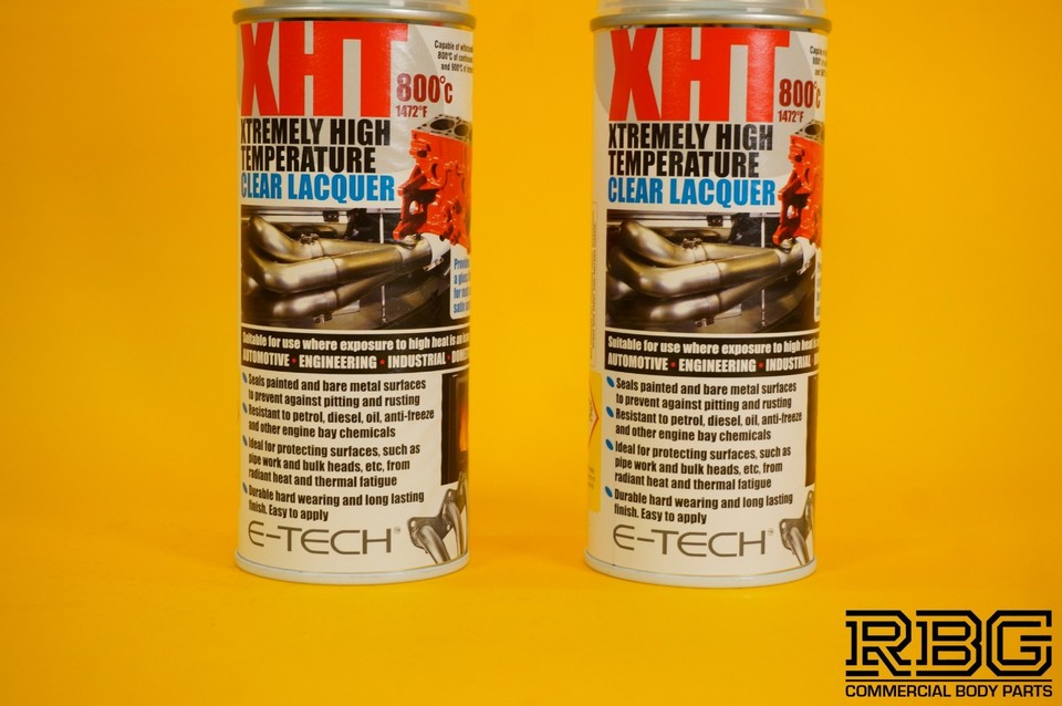 Extremely High Temperature CLEAR LACQUER 400ml E-TECH Paint Protector ...