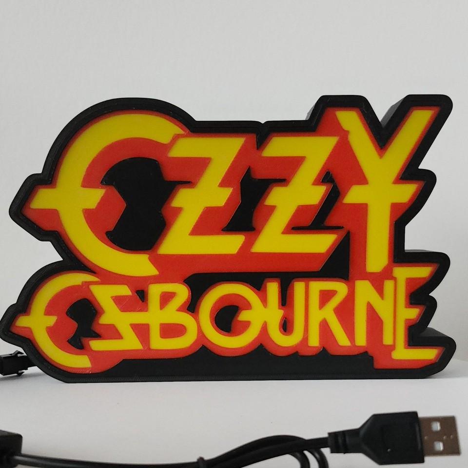 Custom 3D Ozzy Lightbox | LED lights and controller | | eBay