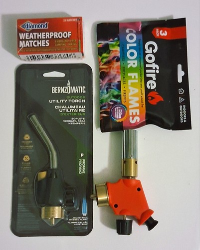 Bernzomatic Outdoor Utility Torch X2 * Weatherproof Matches, GoFire ...