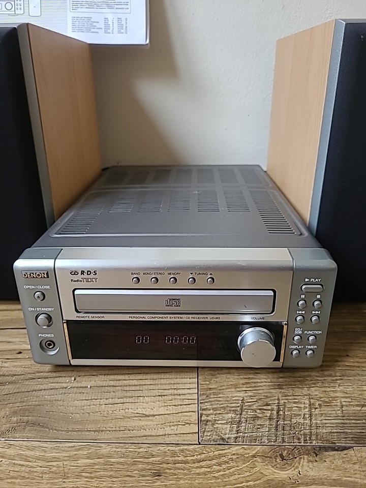 Denon UD-M3 CD Receiver Player Amplifier Speakers System Remote Tested ...