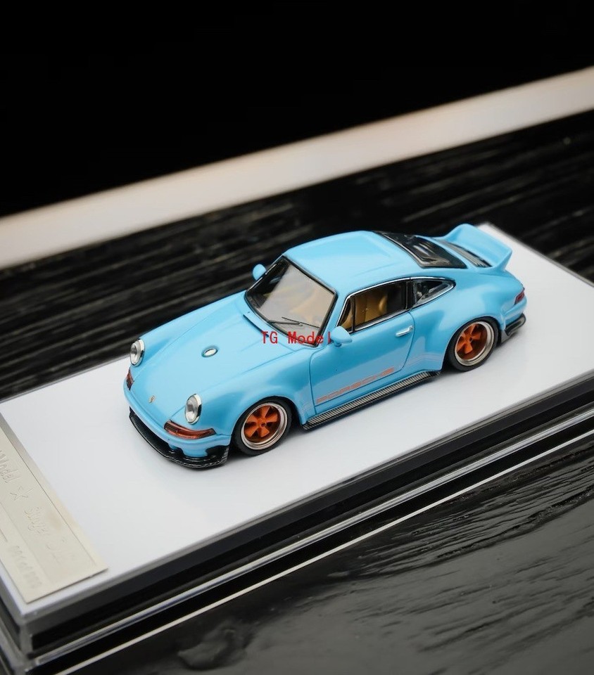 TG Zincit 1:64 Blue 911 964 Singer DLS Sports Model Diecast Metal Car ...