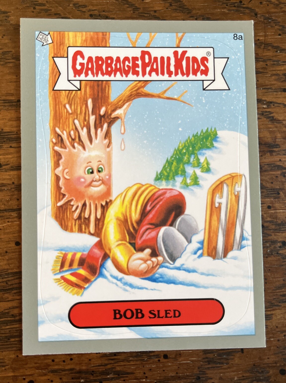 Garbage Pail Kids Bob Sled #8a 2012 Brand New Series 1 GPK Silver ...