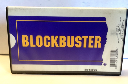 Blockbuster Video VHS Clamshell Case & VHS Breakdown Feat Kurt Russell ...