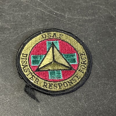 Vintage Obsolete Fire Department Patch USAF US Air Force Disaster ...