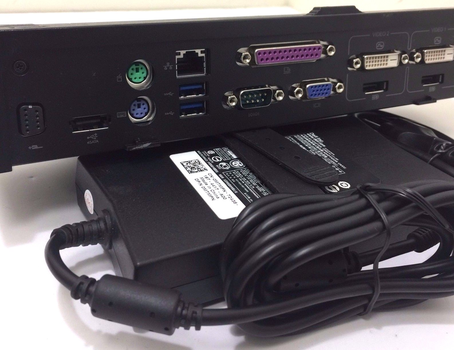 Dell EPort Plus PRO2X USB 3.0 Docking Station with PA4E power Adapter ...