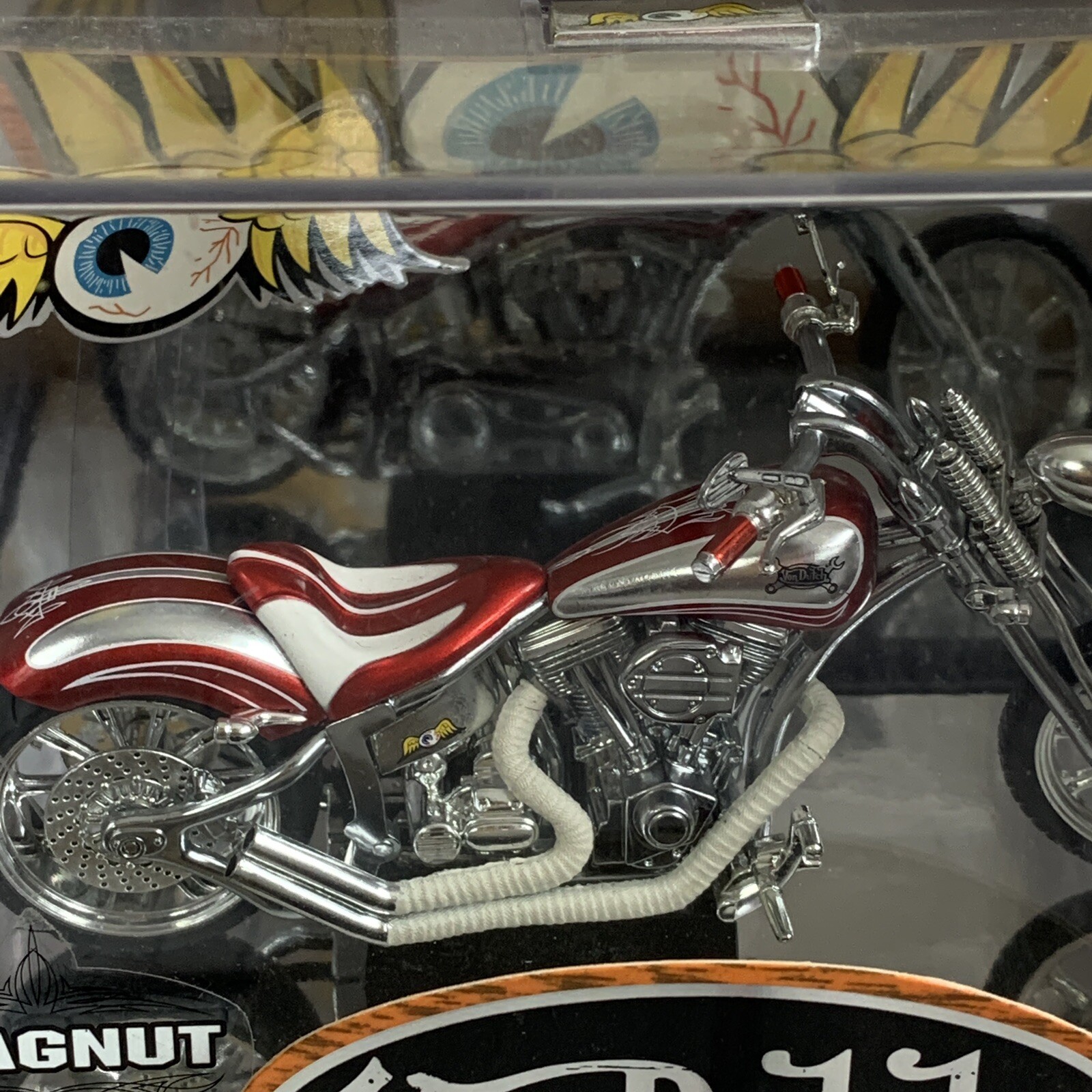 Von Dutch Kustom Cycles Dragnut 100% Diecast Frame & Engine 1:18 Scale ...