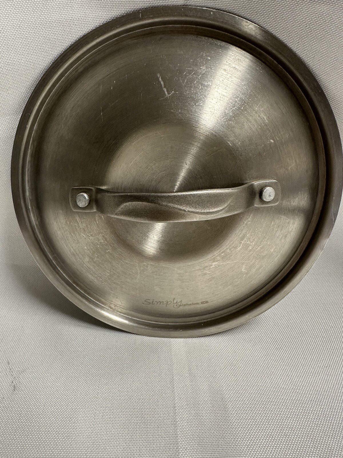Simply Calphalon Pot Lid 7" Diameter Stainless Steel Replacement Lid | eBay